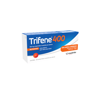 Trifene 400 Comprimidos Dor e Febre Trifene | Wells