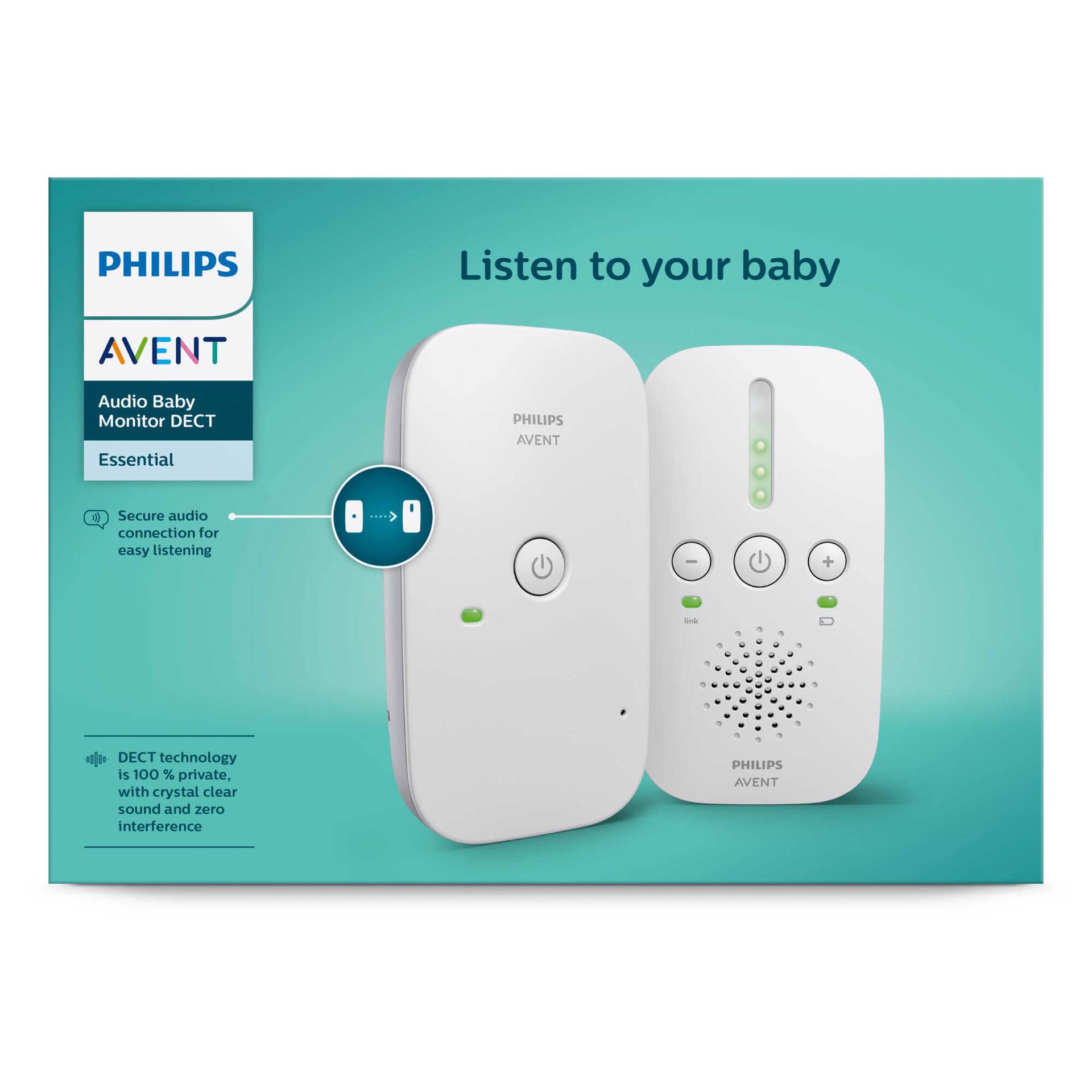 Intercomunicador Digital Recarregável Philips Avent | Wells