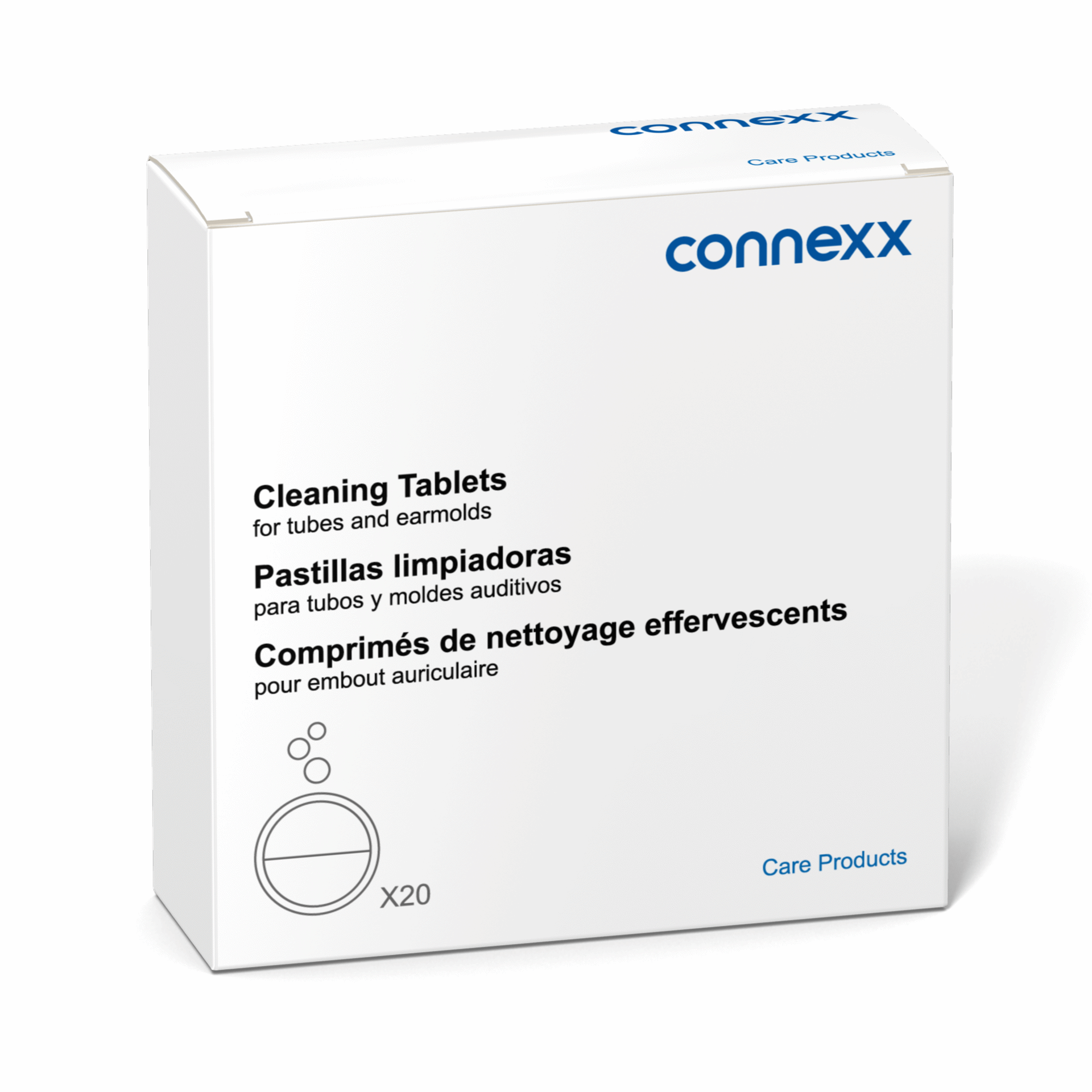 Cleaning Tablets for Tubes and Earmolds Connexx | Wells