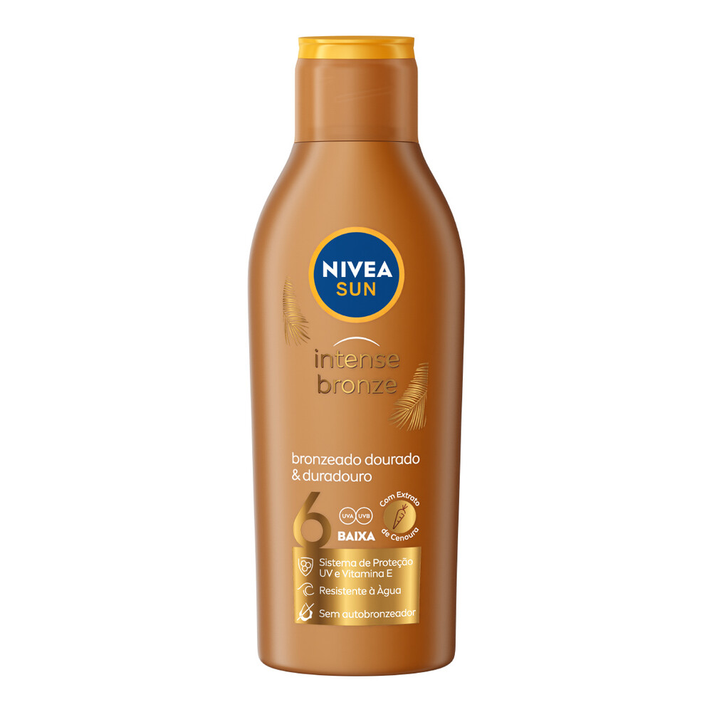 Loção Solar Bronzeado Cenoura FP6 Nivea Sun | Wells