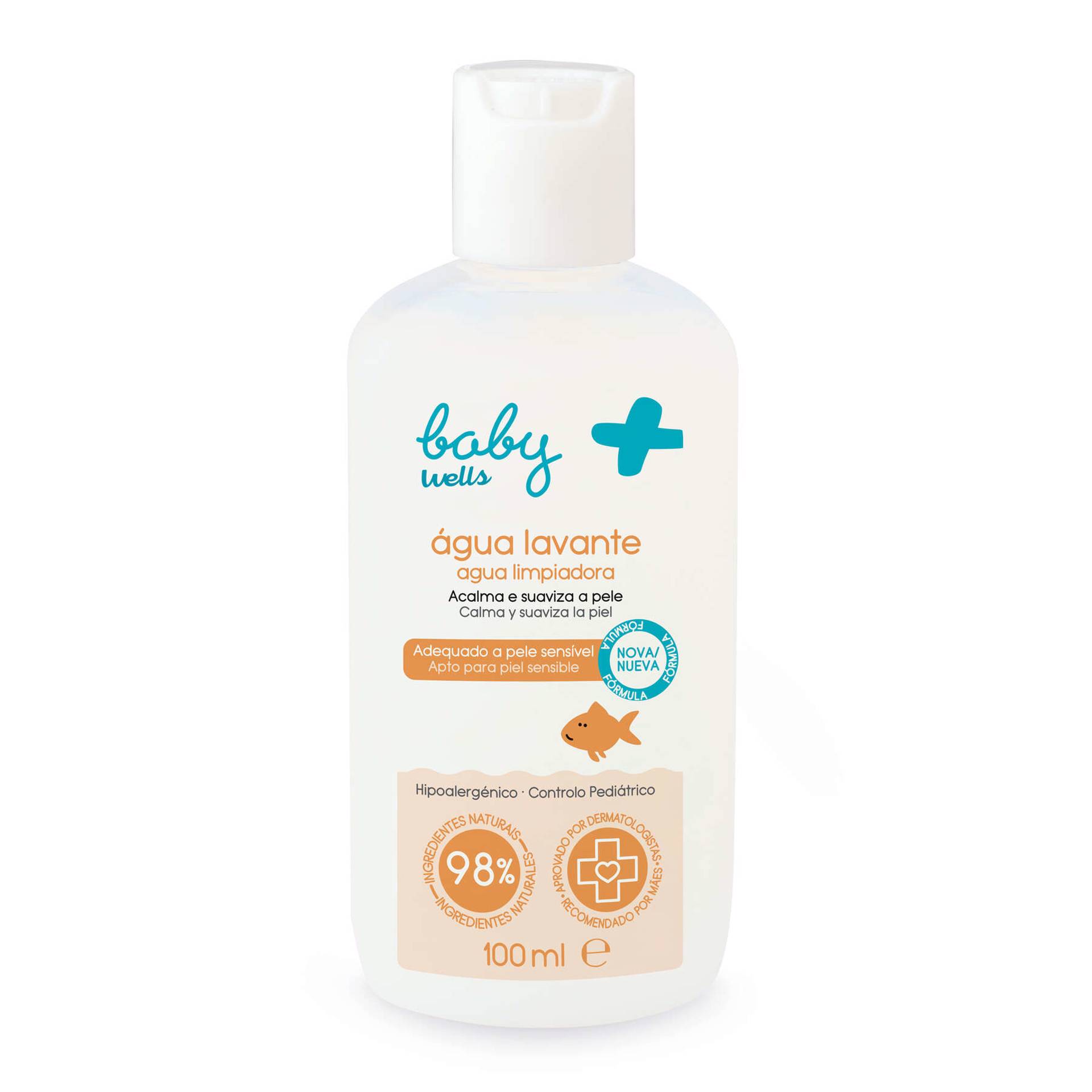 Água Lavante Bebé Pele Sensível Viagem Baby Wells | Wells Água Lavante Bebé Pele Sensível Viagem Baby Wells | Wells