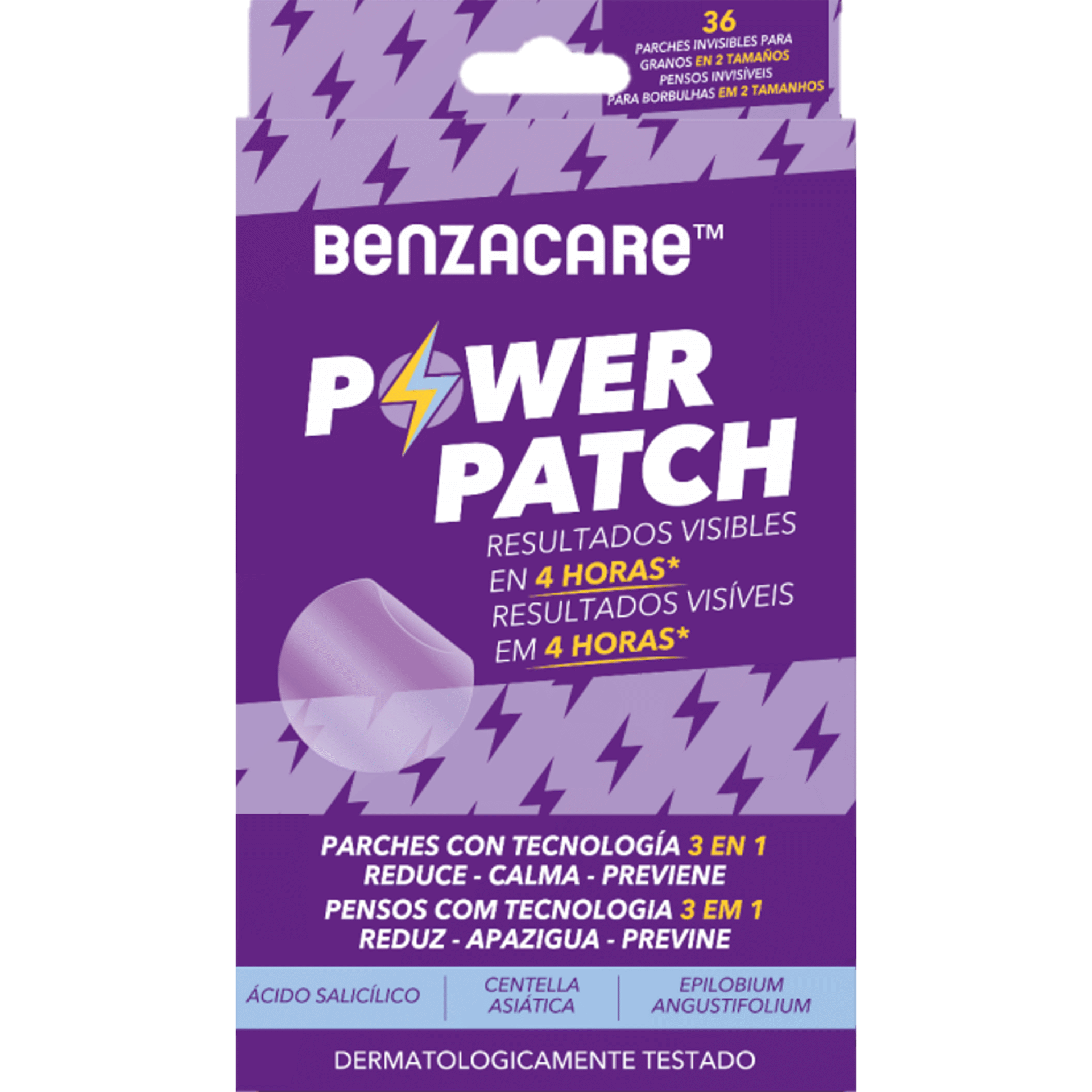 Adesivos Borbulhas e Vermelhidão Power Patch Benzacare | Wells