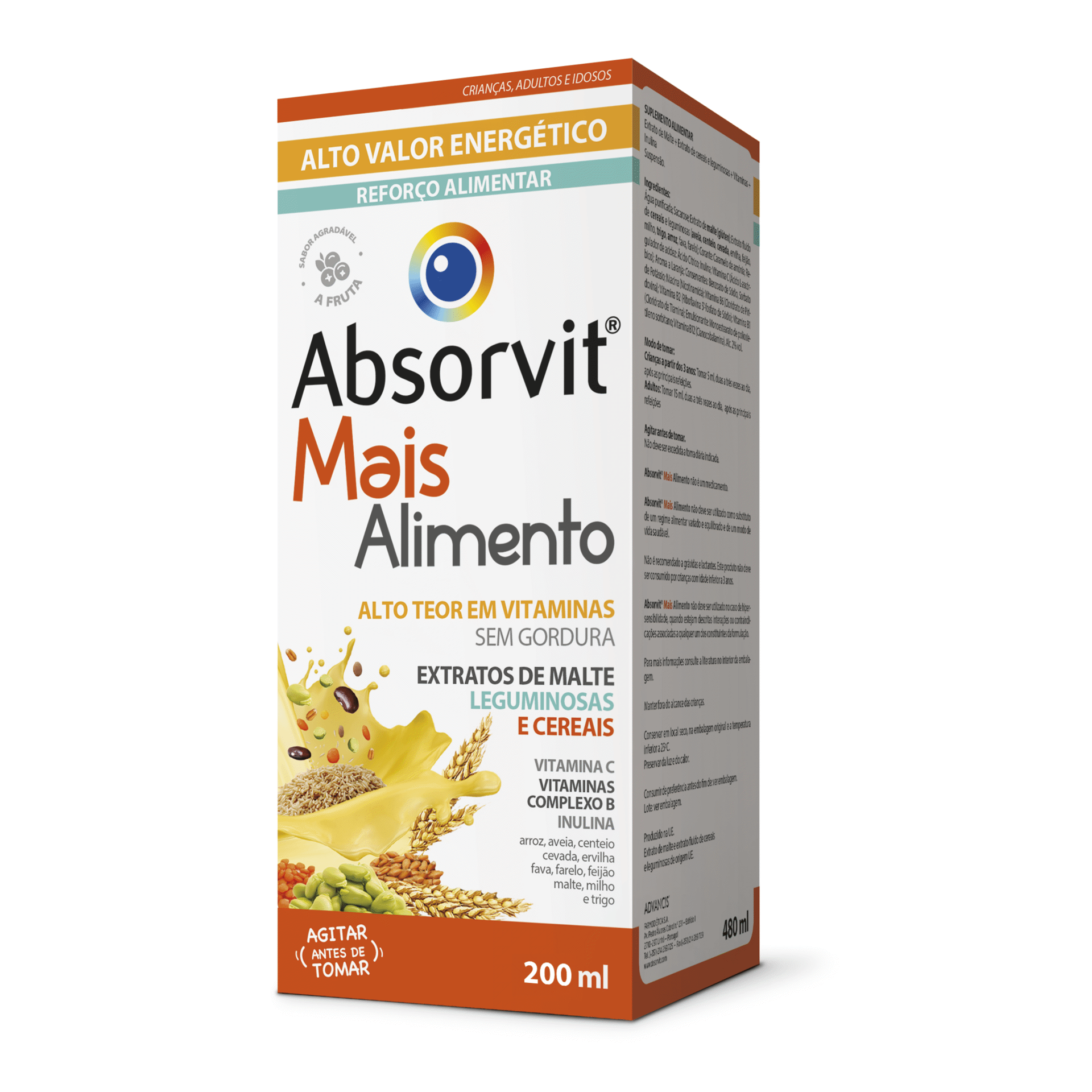 Mais Alimento Alto Teor em Vitaminas Absorvit | Wells