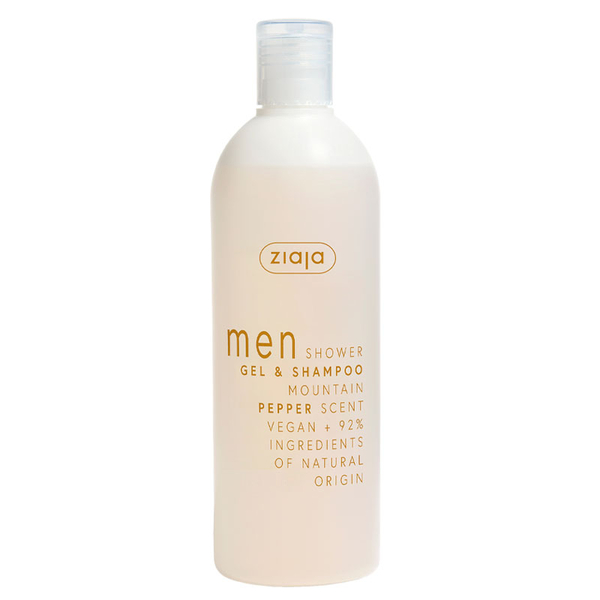 Gel de Duche e Champô Mountain Pepper Men Ziaja | Wells
