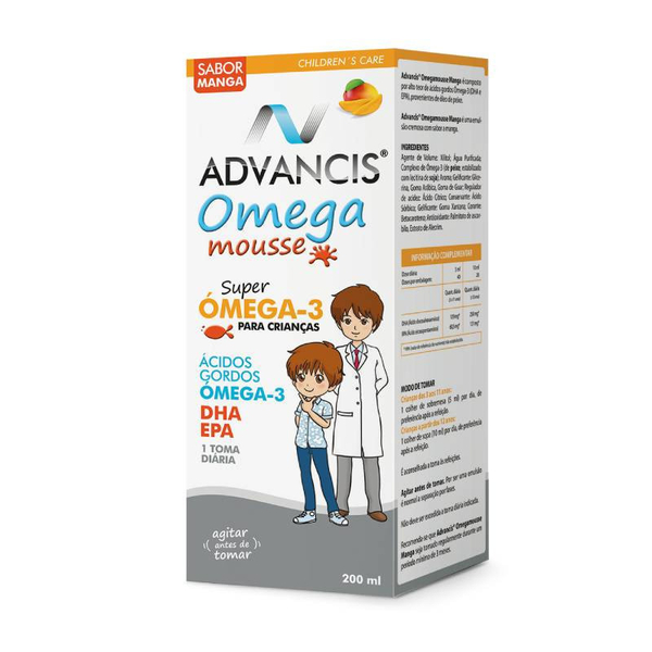 Omega Mousse para Crianças Manga Advancis | Wells
