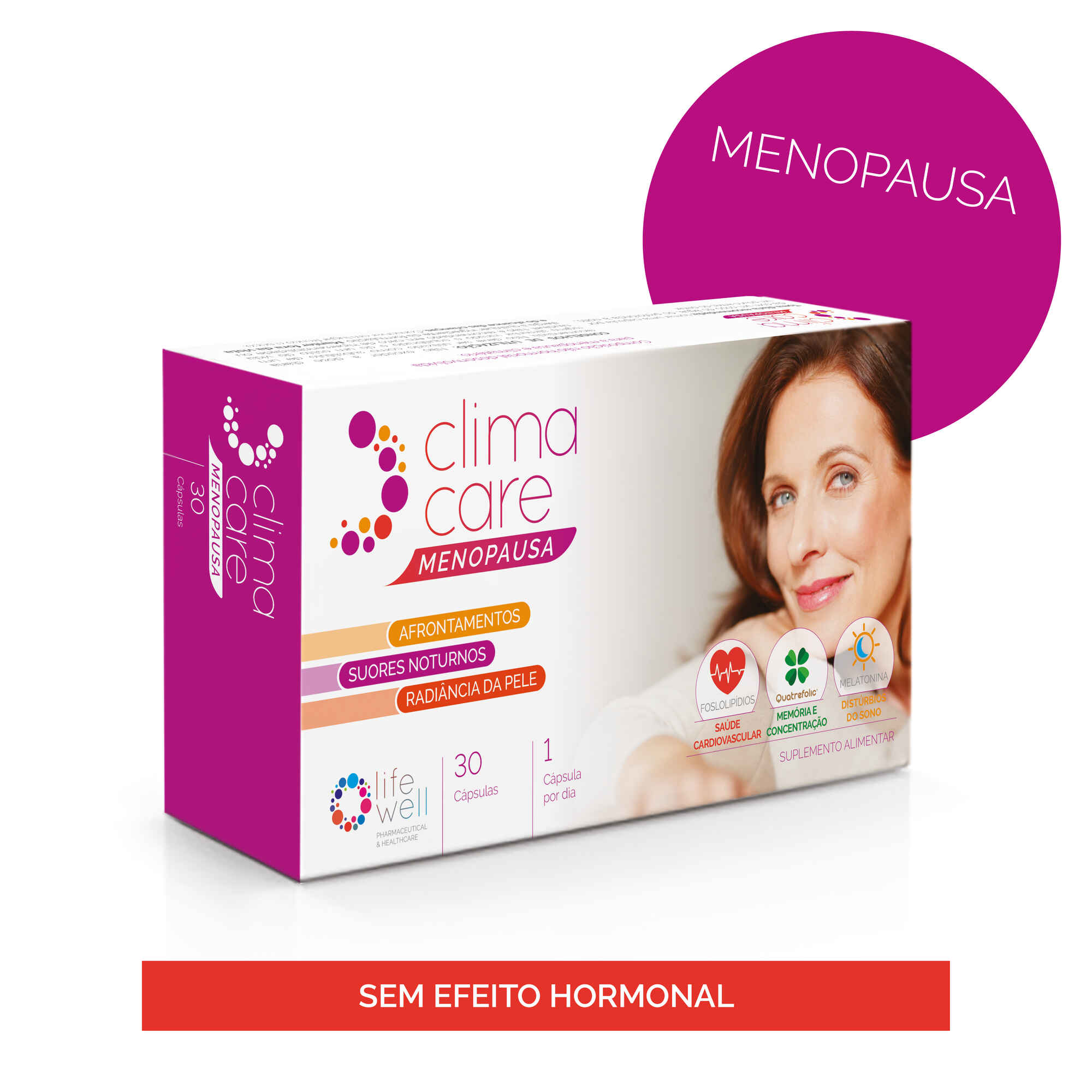 Cápsulas Sintomas de Menopausa Climacare Climacare | Wells