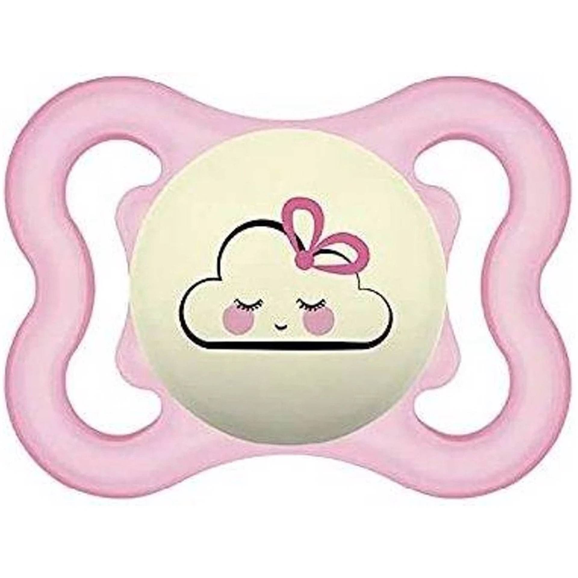 Chucha Supreme Night 2-6m Silicone Rosa Mam | Wells
