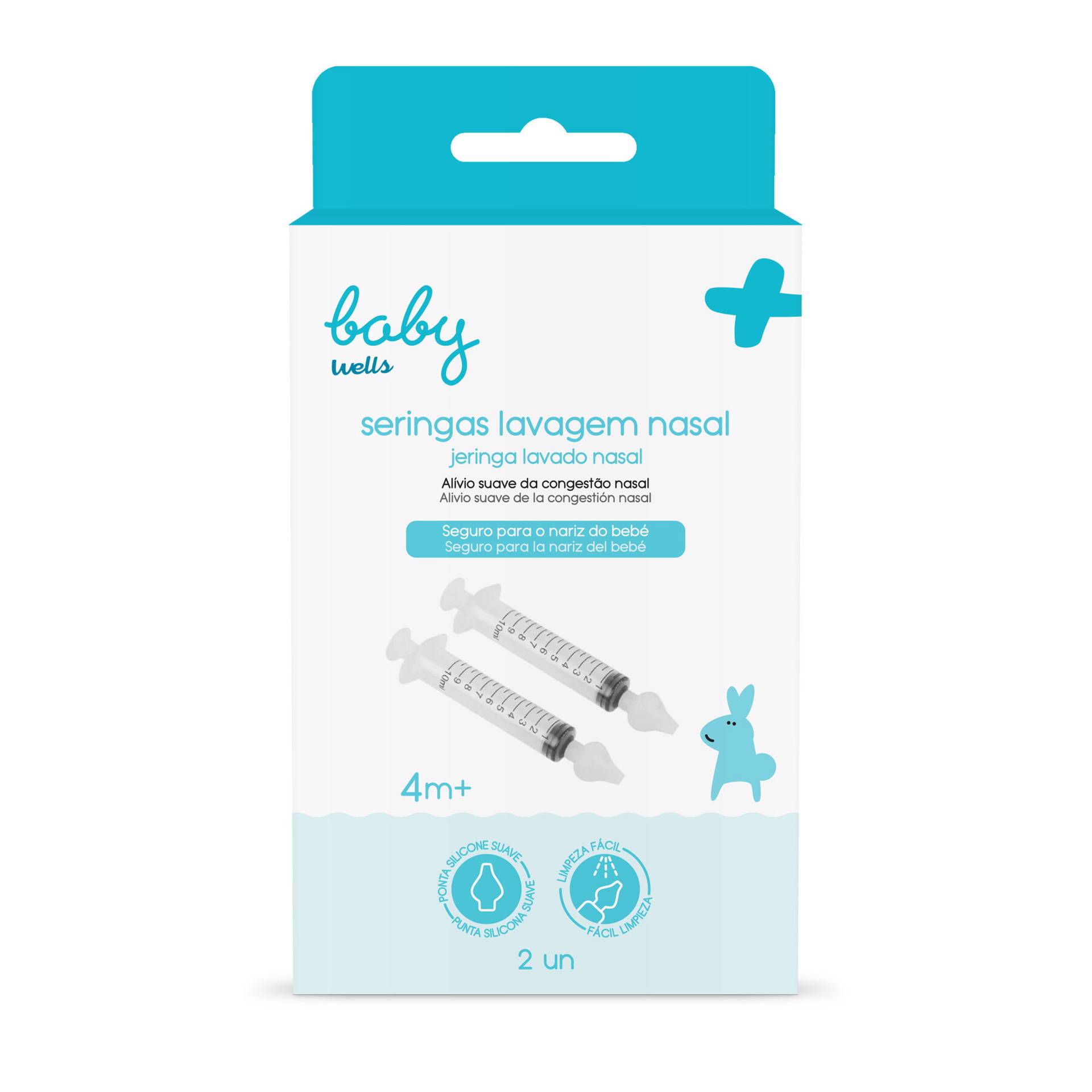 Kit Seringas de Lavagem Nasal Baby Wells | Wells