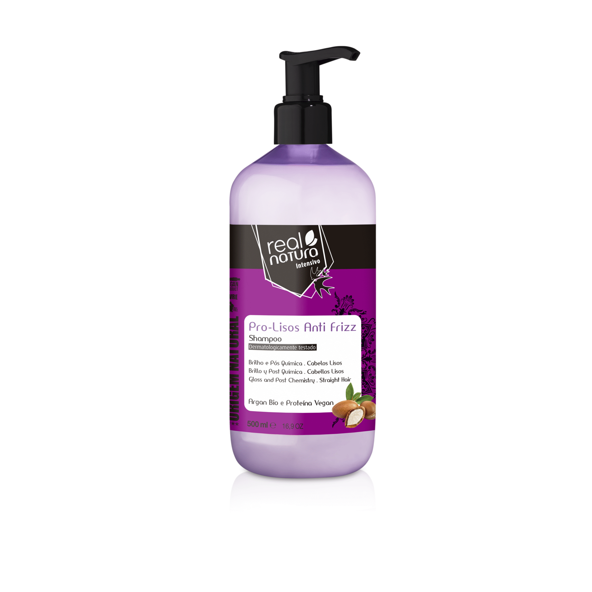 Champô sem sal Pro-Lisos Anti Frizz Real Natura | Wells