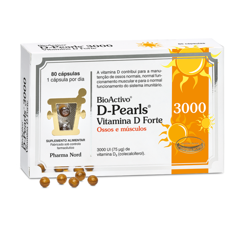 Suplemento Ossos e Músculos Vitamina D3 Forte Bioactivo | Wells