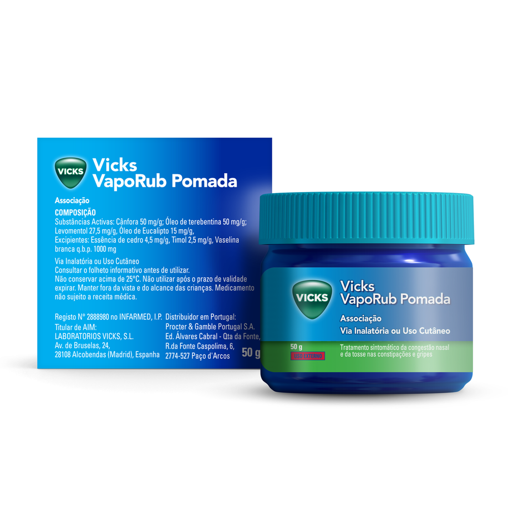 Vicks Vaporub Pomada Gripes e Constipações Vicks | Wells