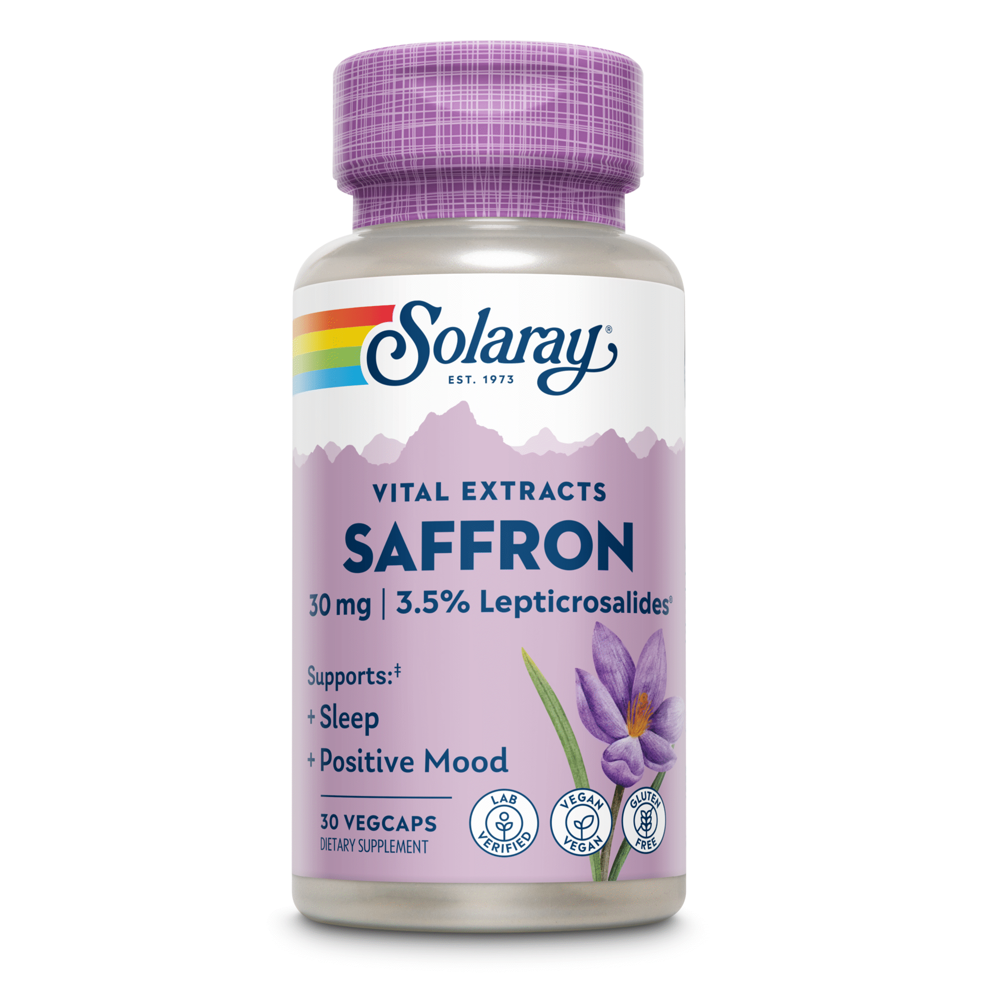 Vital Extracts Saffron 30 mg Solaray | Wells