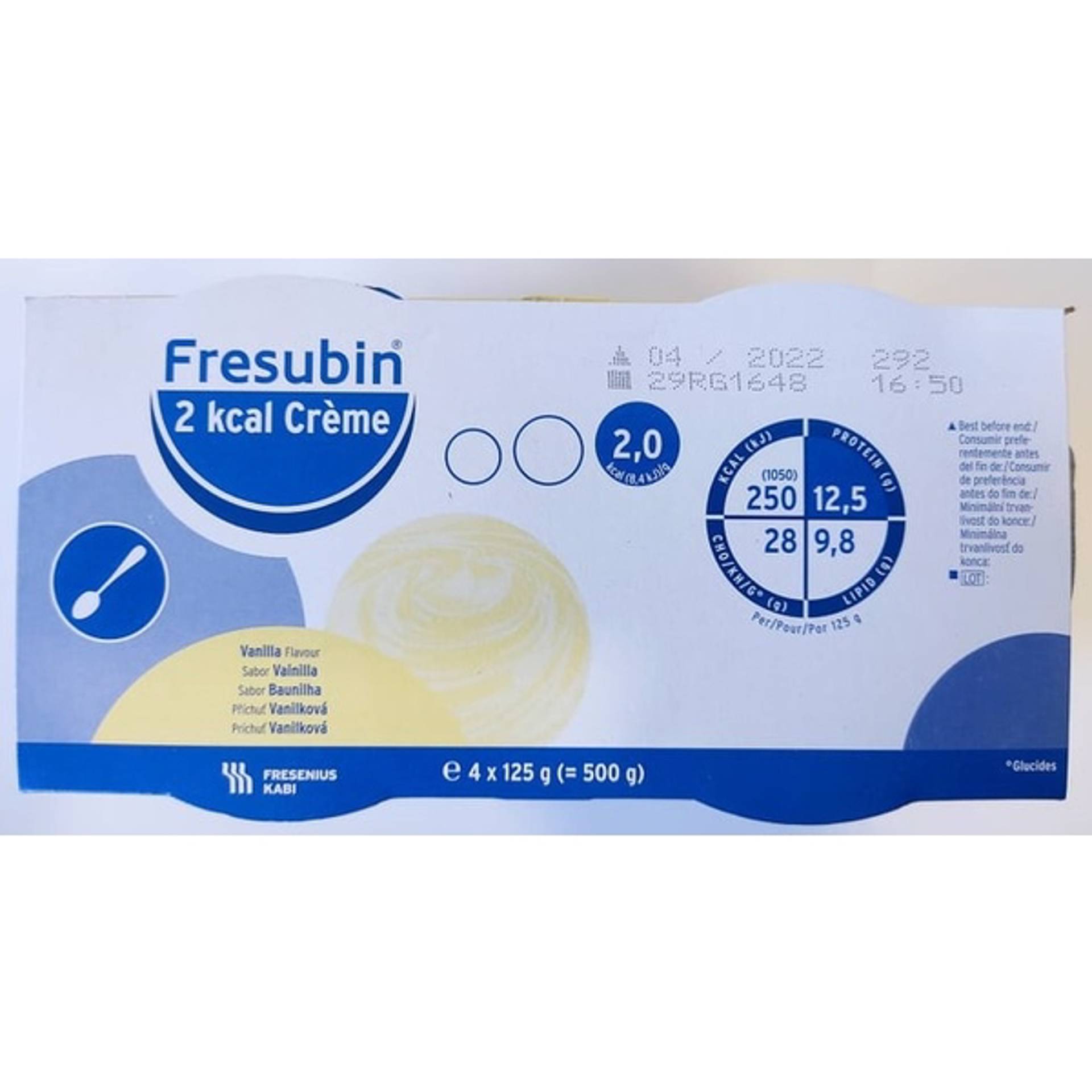 2 Kcal Creme Baunilha Fresubin | Wells