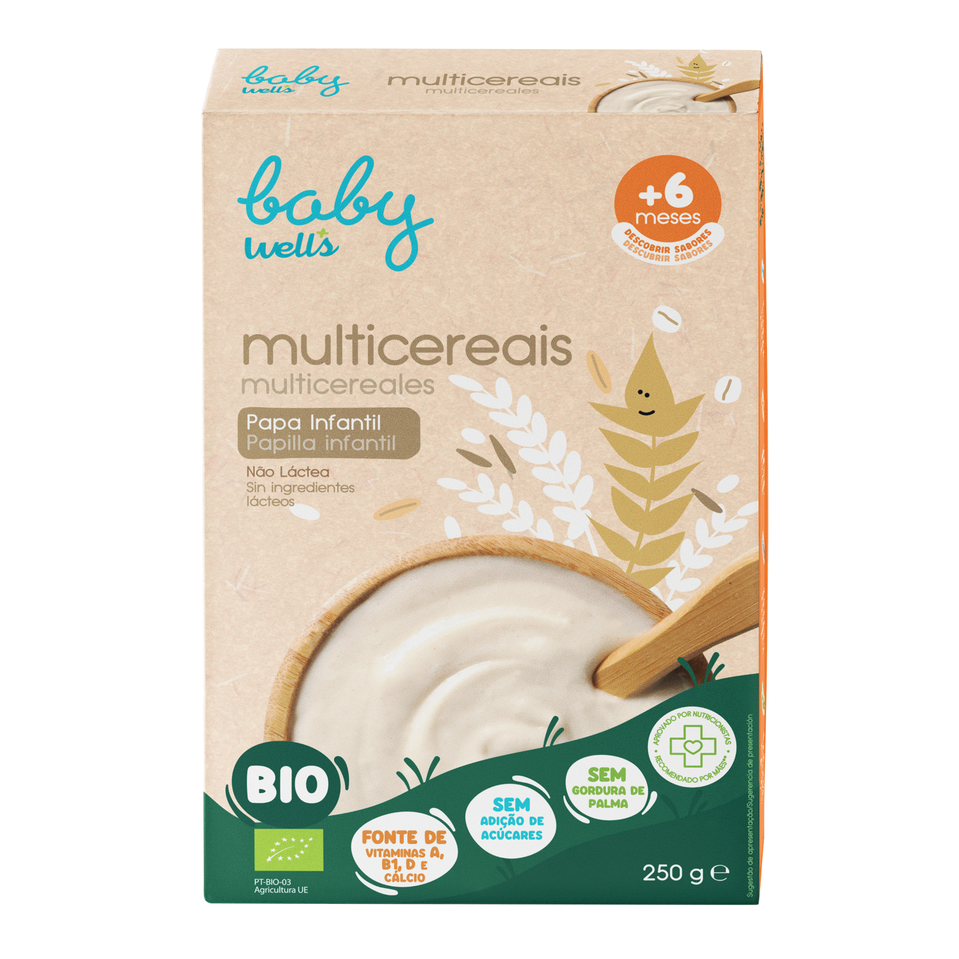 Papa Multicereais Bio Baby Wells | Wells