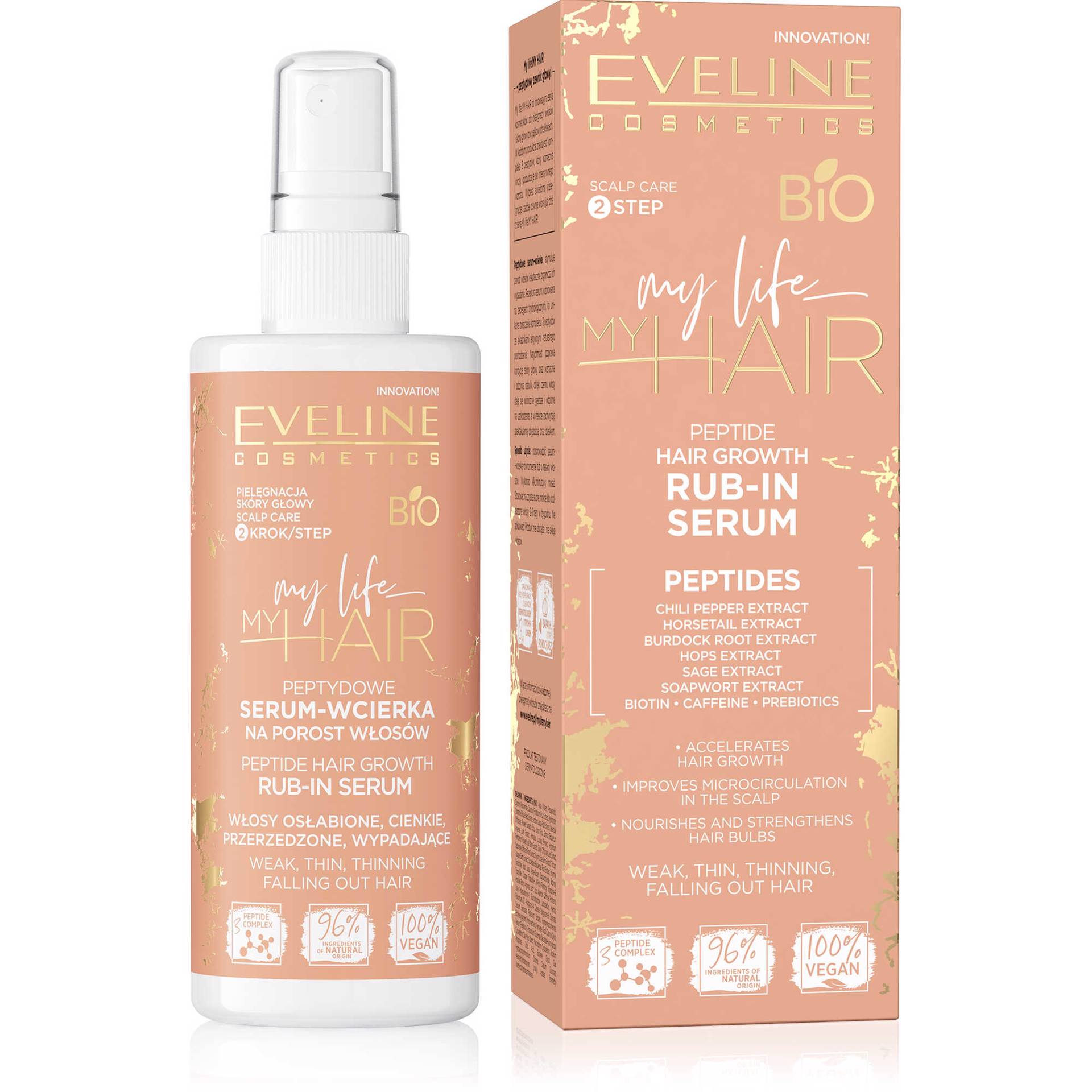My Life My Hair Peptide Growth Serum Eveline | Wells