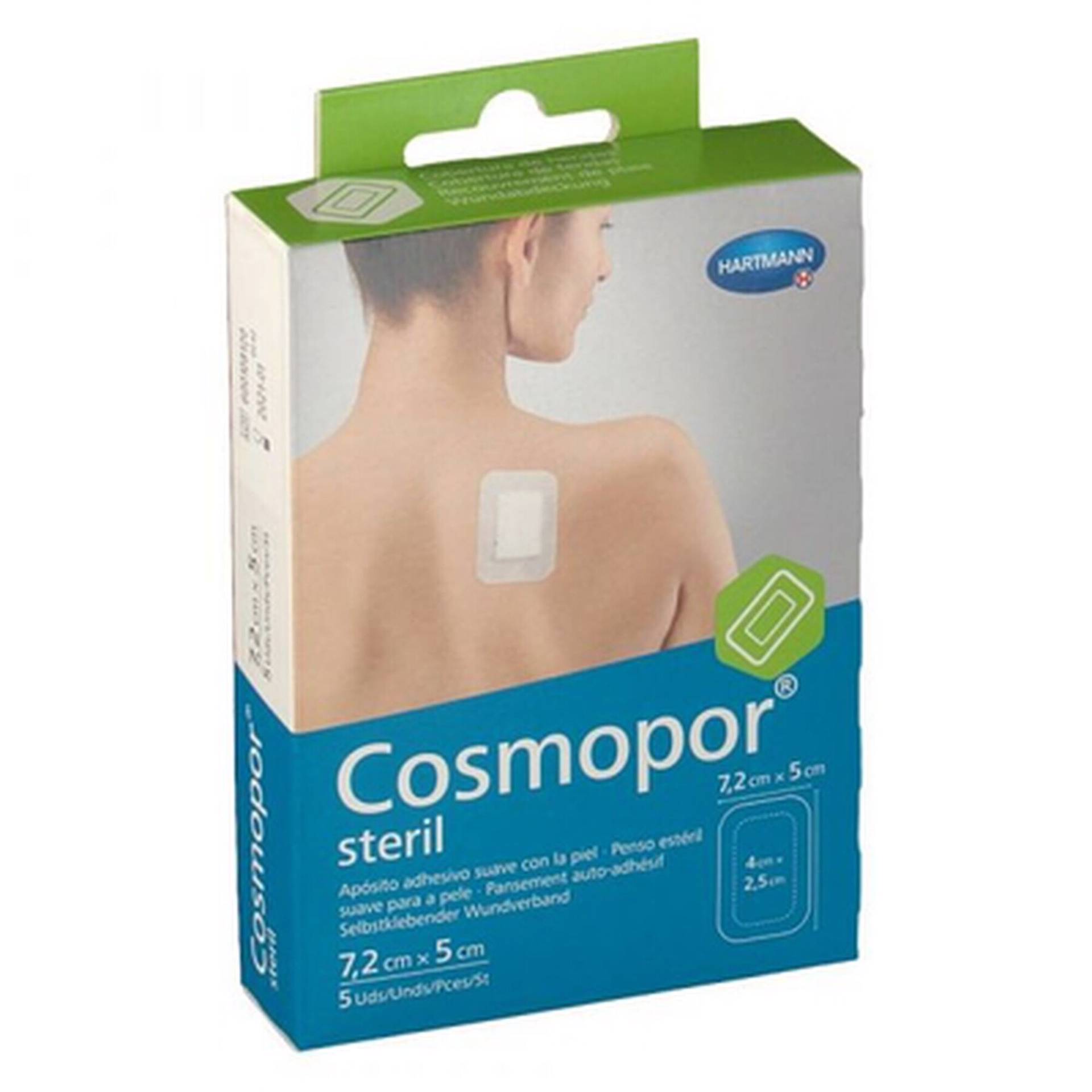 Penso Esterilizado 7,2 x 5cm Cosmopor | Wells