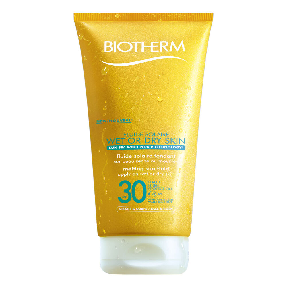 Fluide Solaire Wet and Dry Skin SPF 30 Biotherm | Wells
