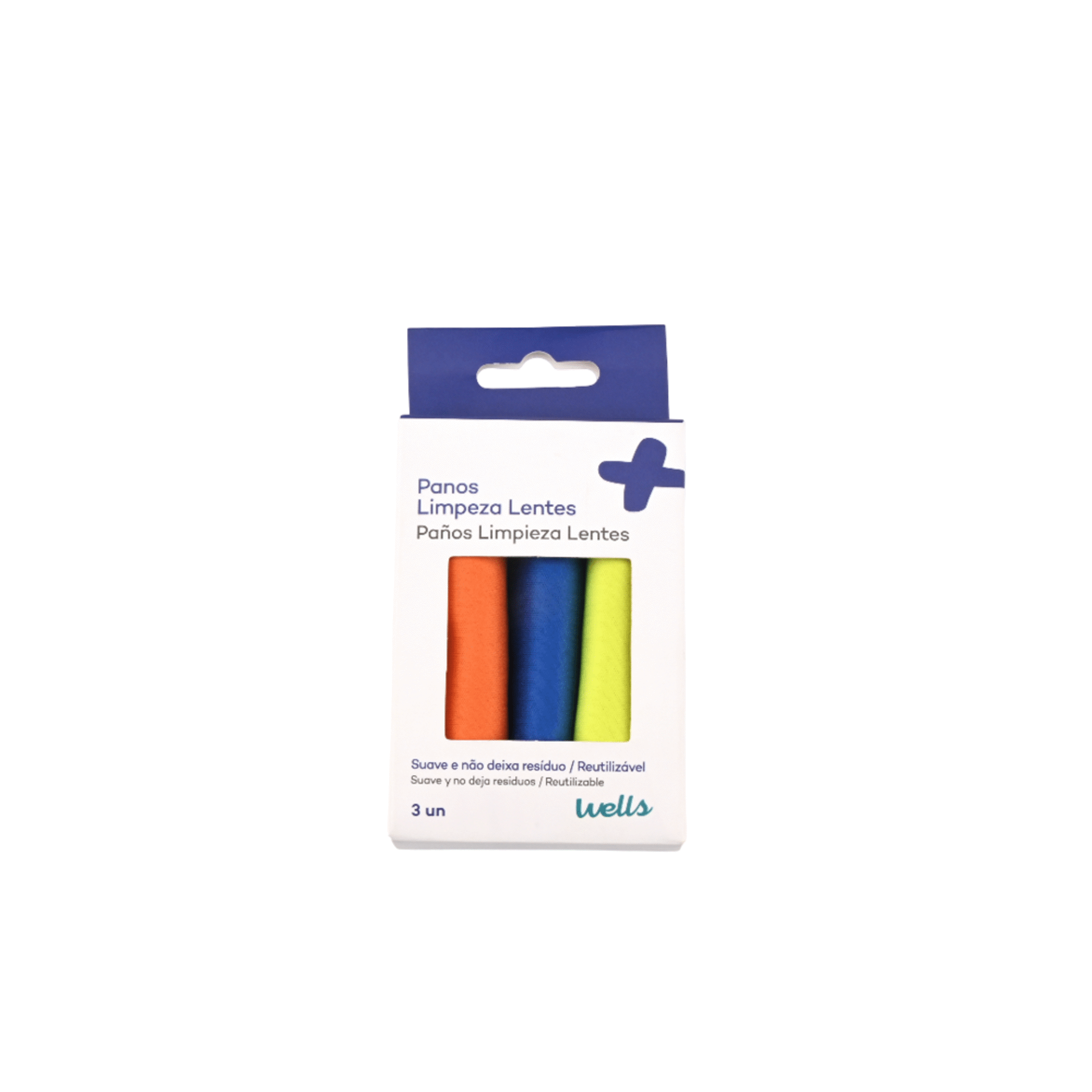 Set Panos Lima Azul e Laranja Wells | Wells
