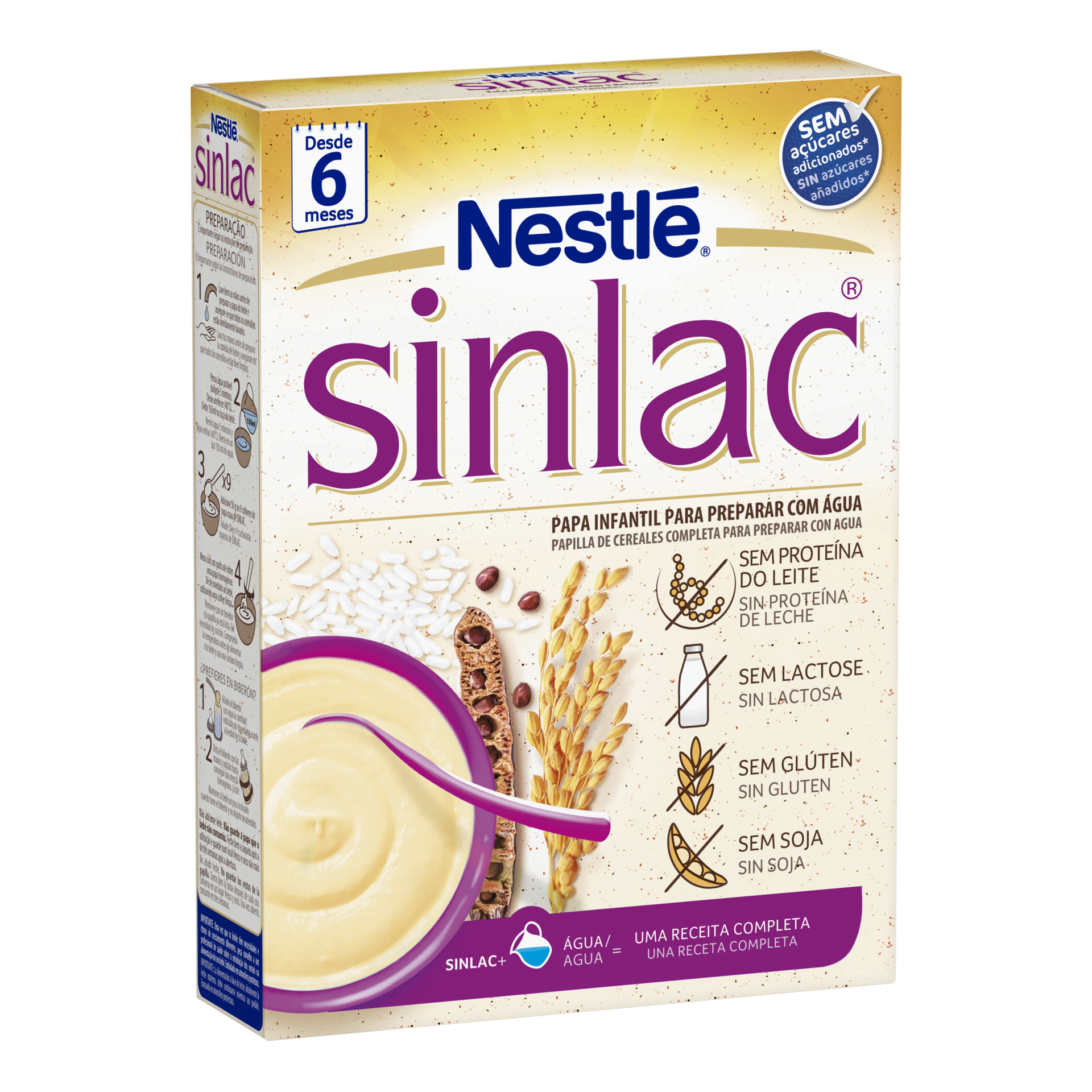 Primeira Papa Bebé Sinlac 6M Nestlé | Wells