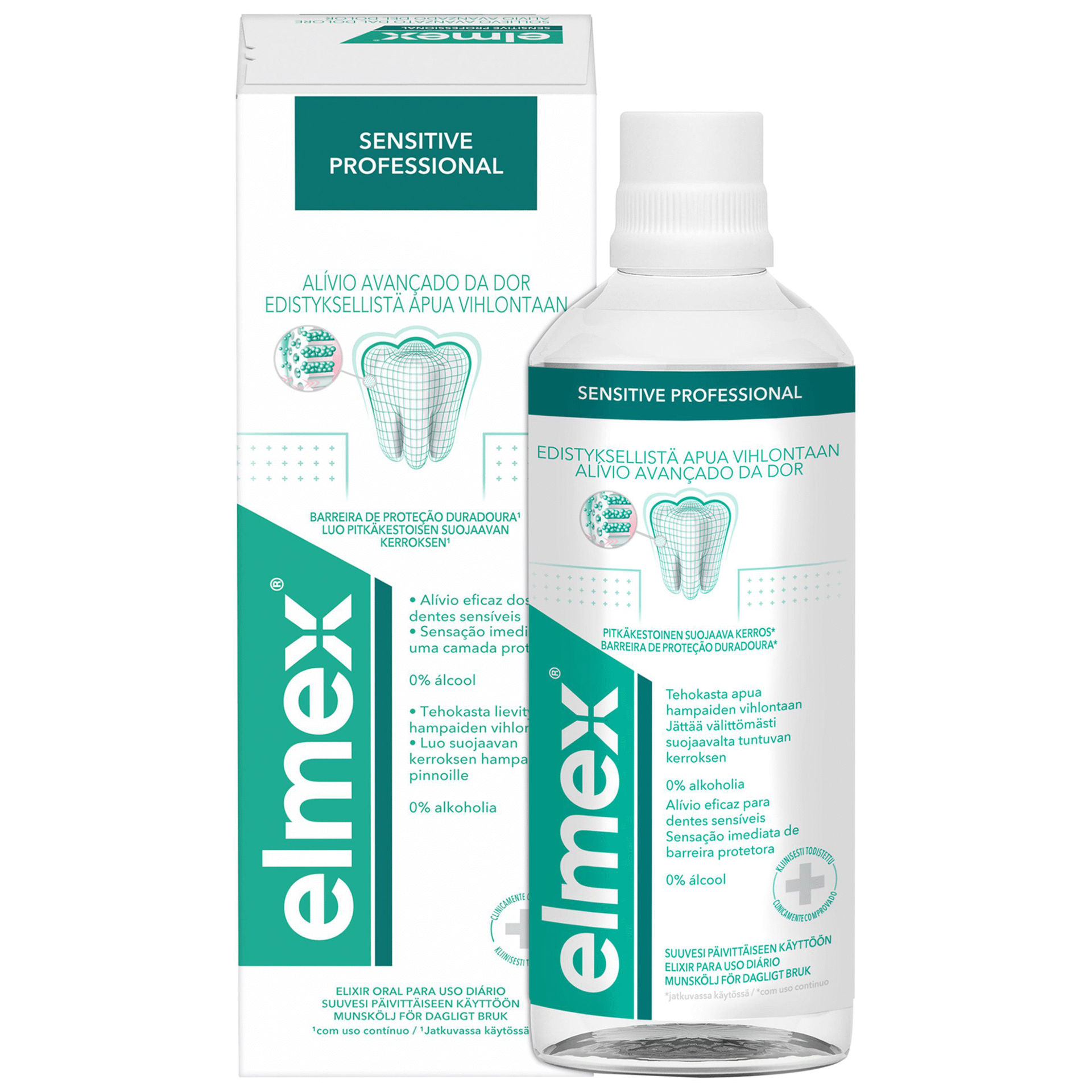 Colutório Sensitive Profissional Elmex | Wells