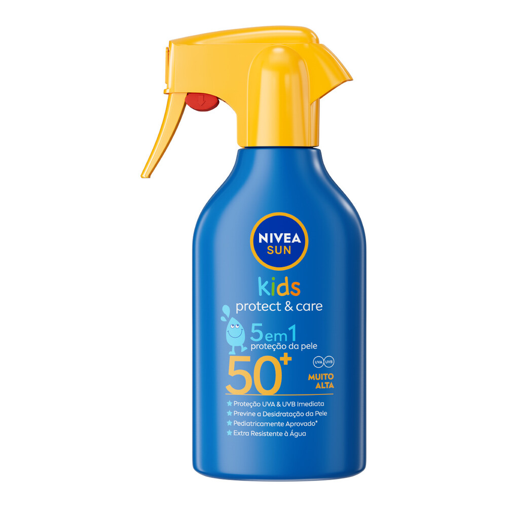 Protetor Solar Spray Kids Protect Care FP50+ Nivea Sun | Wells