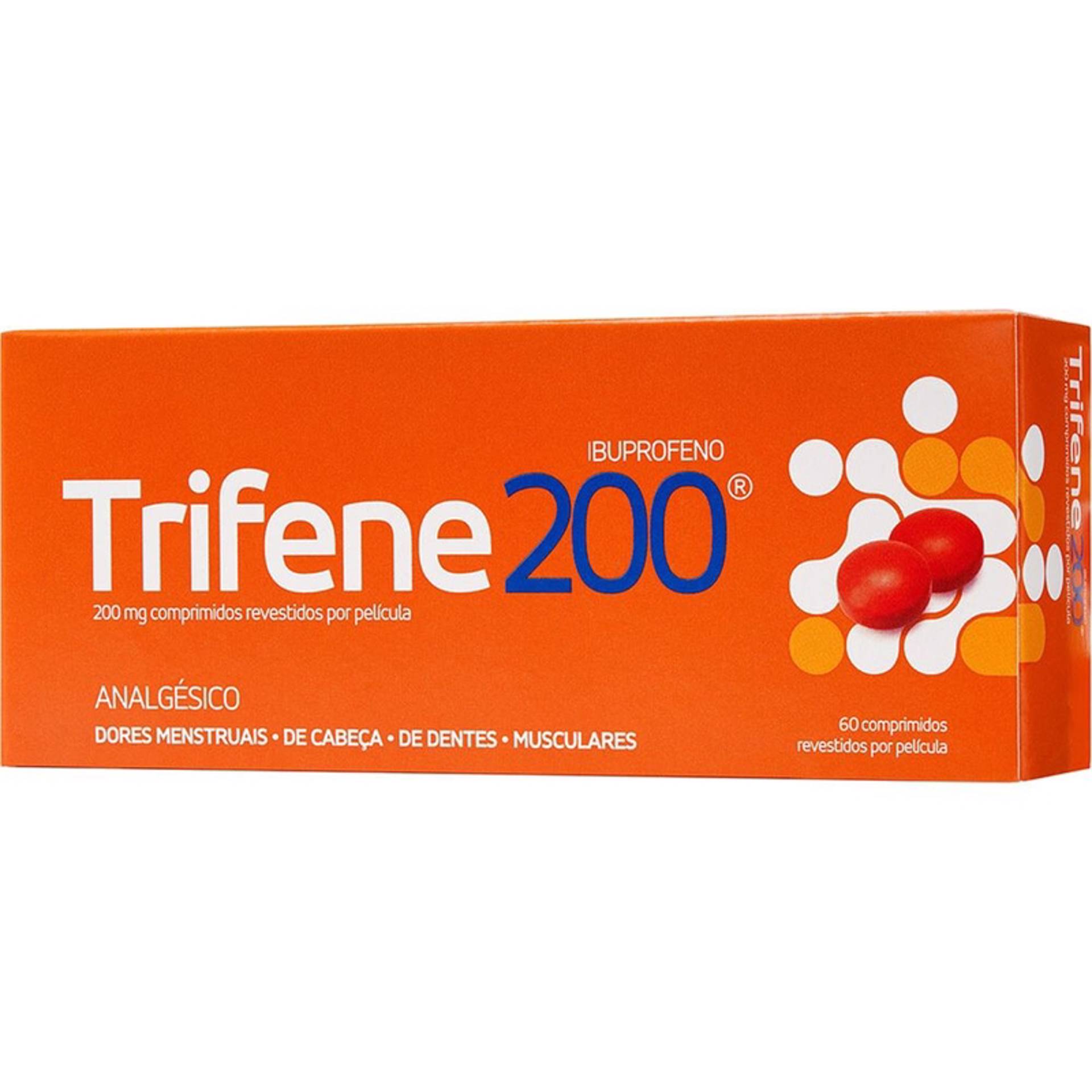 Trifene Comprimidos 200mg Dor e Febre Trifene | Wells