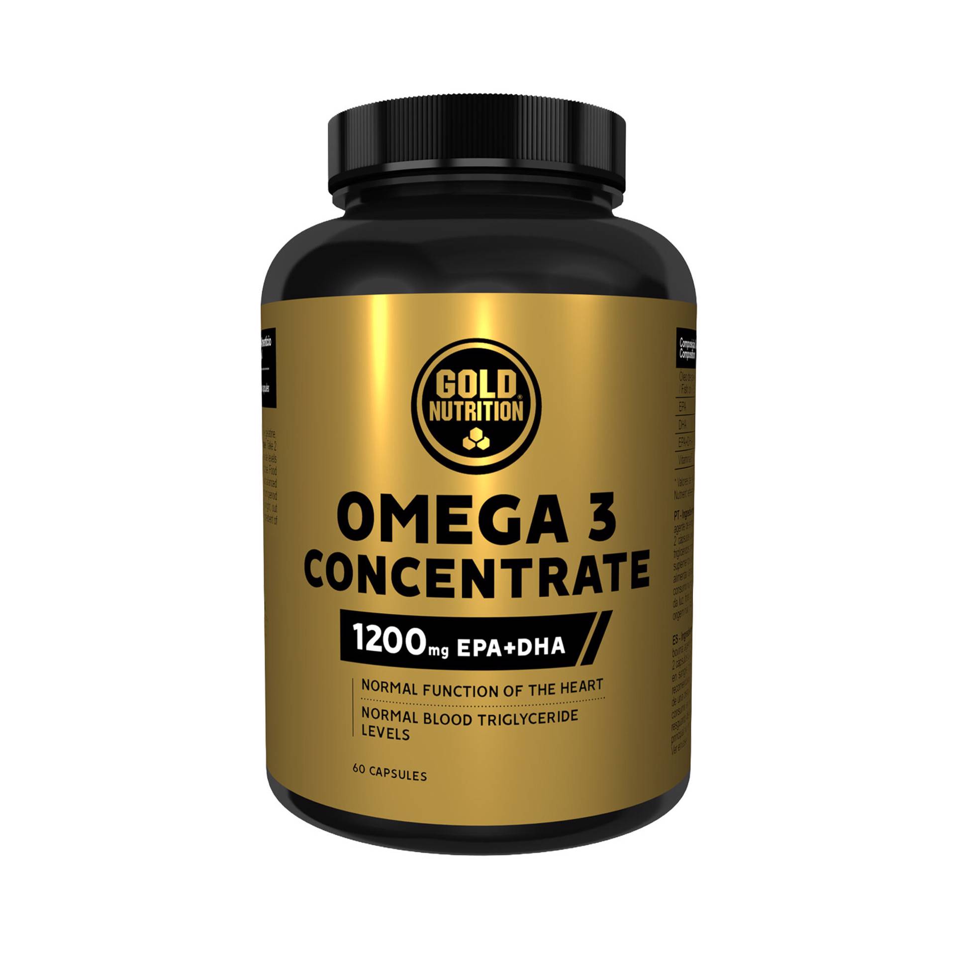 Omega 3 Concentrate 1200 mg EPA DHA GOLDNUTRITION | Wells