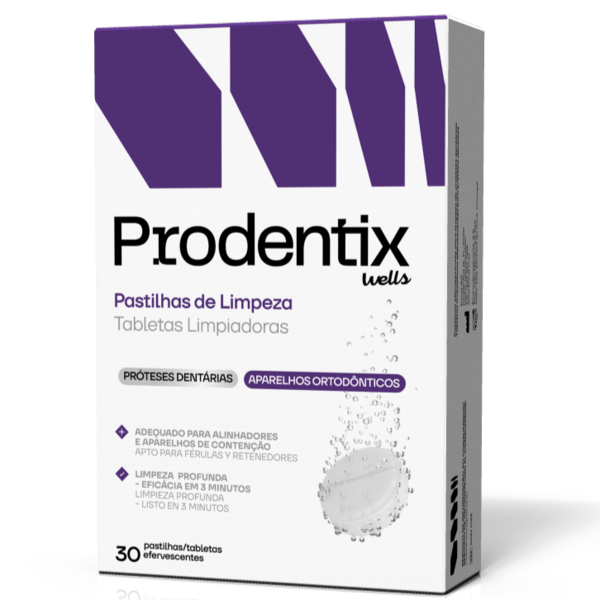 Pastilhas de Limpeza Prodentix | Wells