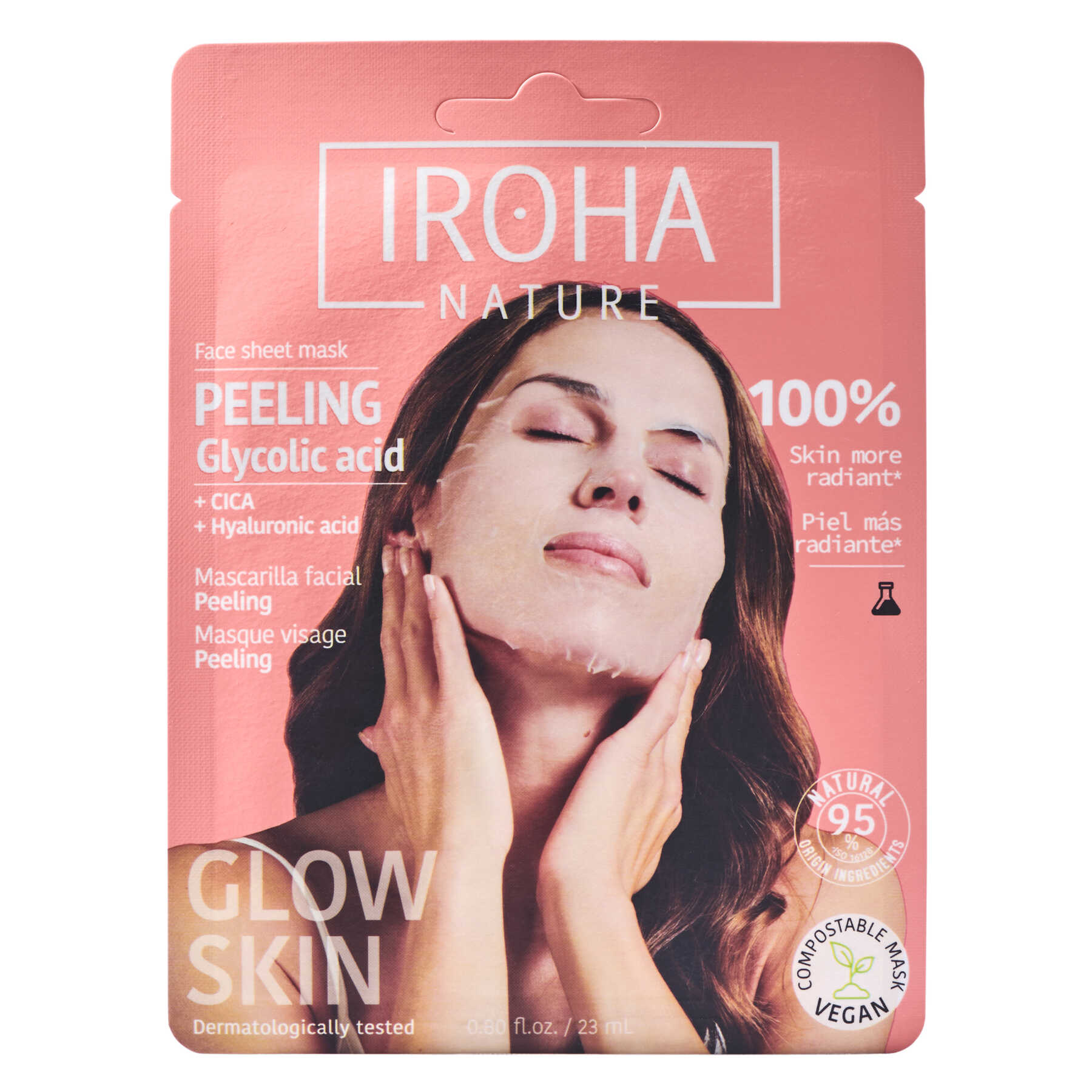 Máscara Ácido Glicólico Perfect Skin Peeling Iroha Nature | Wells