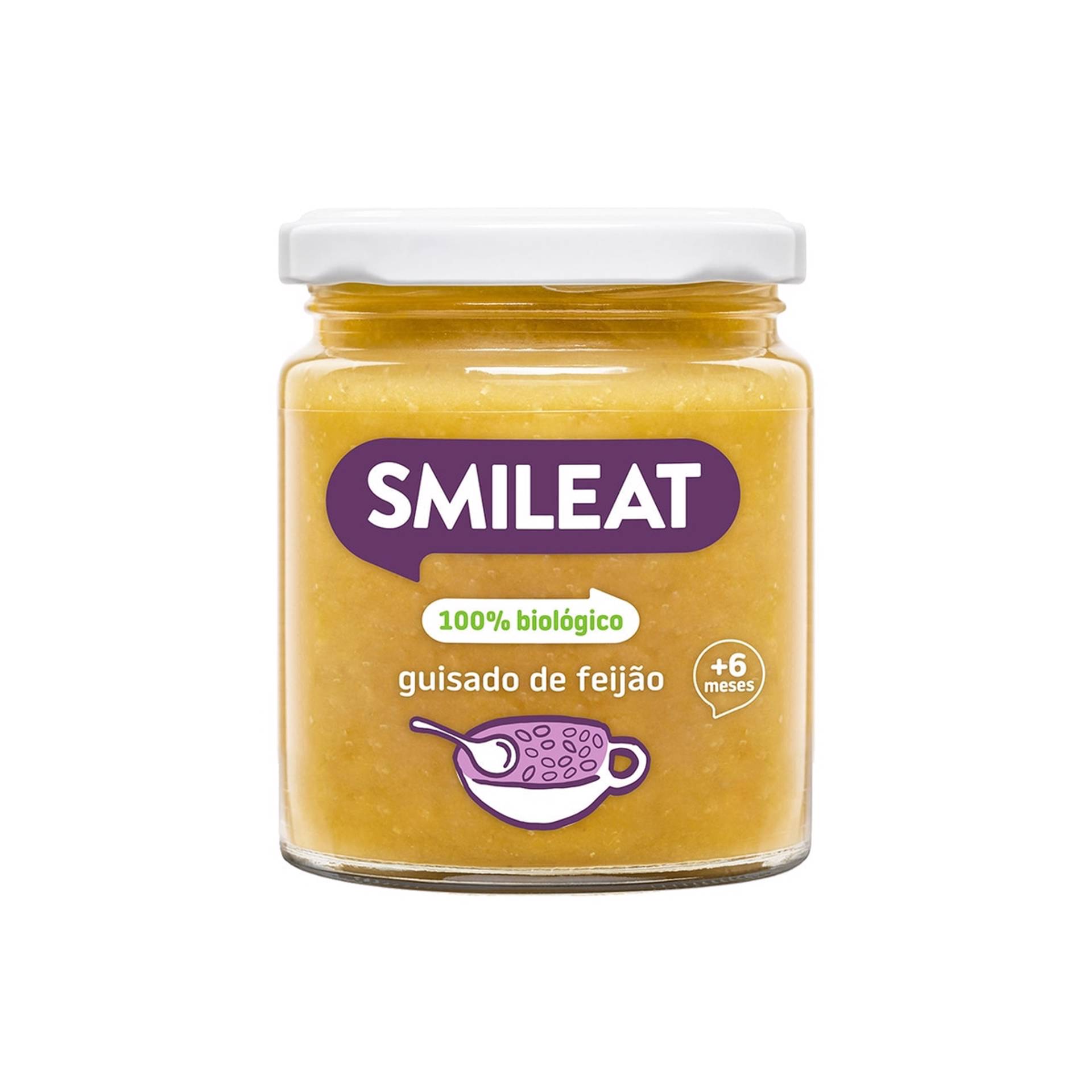 Boião Guisado de Feijão Biológico +6M Smileat | Wells