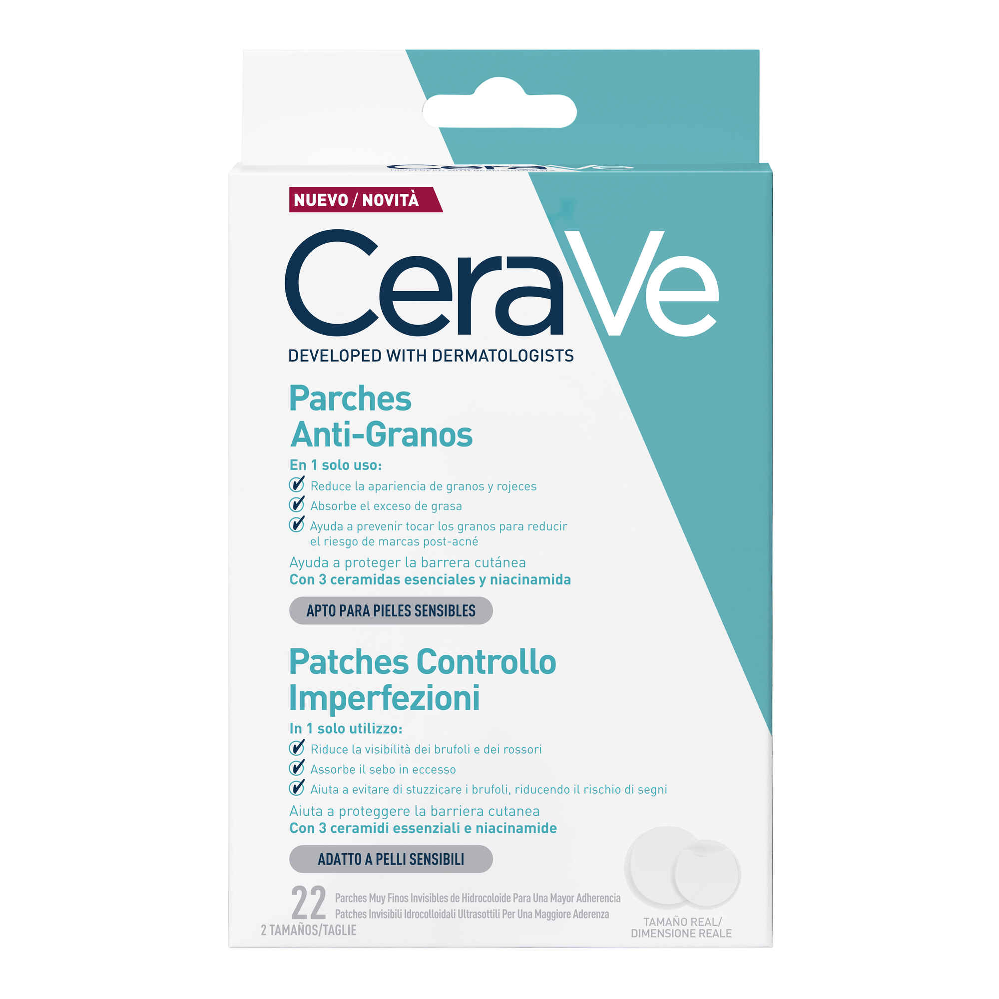 Parches Anti-Granos Pieles Sensibles Cerave | Wells