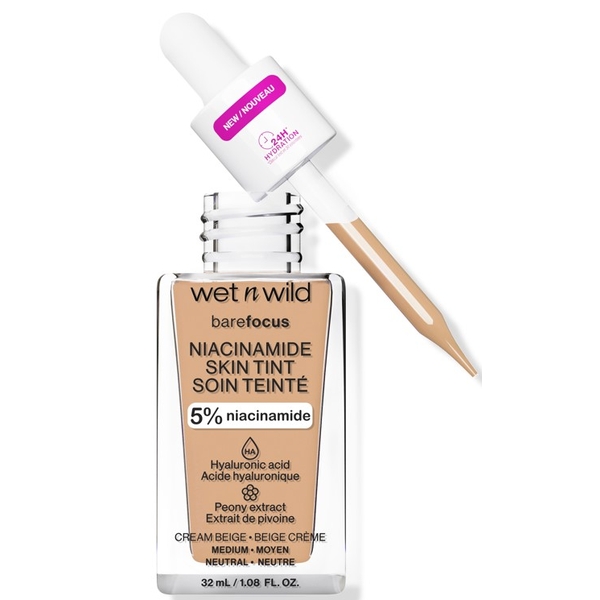 Base Líquida Bare Focus Niacinamide Skin Tint Wet n Wild | Wells