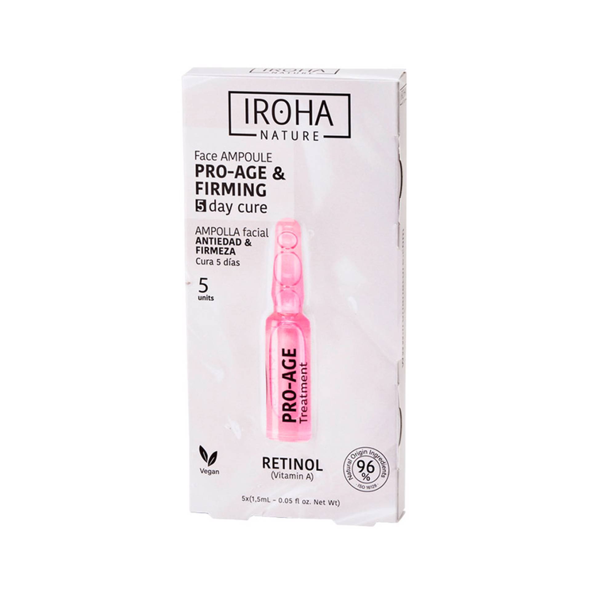 Ampolas Anti-Idade Retinol Pro Age and Firming Iroha Nature | Wells