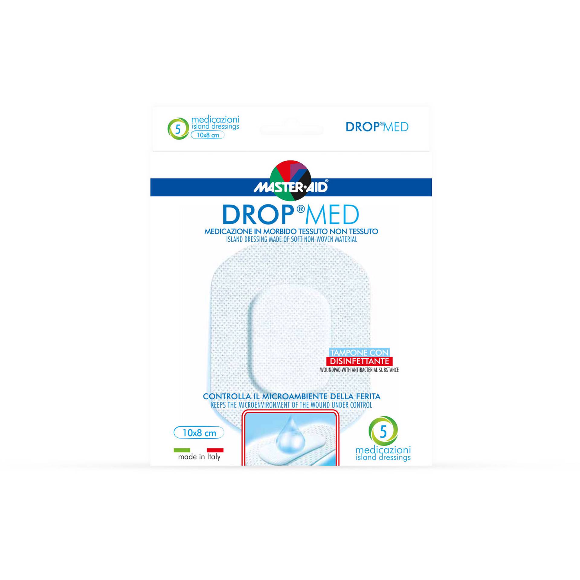 Pensos Pós-Operatório Dropmed 10x8cm Master-Aid | Wells