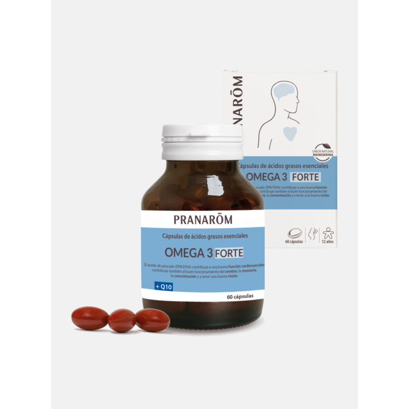 Cápsulas Ómega 3 Forte Pranarôm | Wells