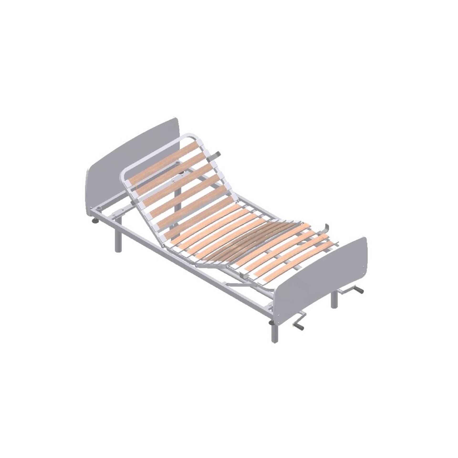 Cama Articulada Manual com Pés Fixos Magicpharma | Wells