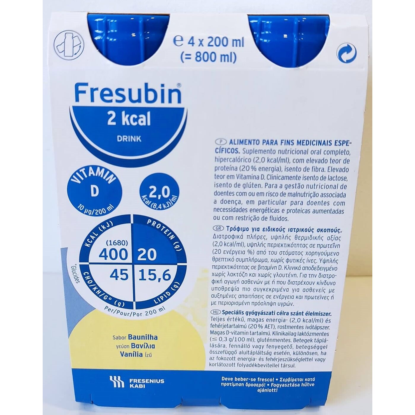 2 Kcal Drink Baunilha Fresubin | Wells