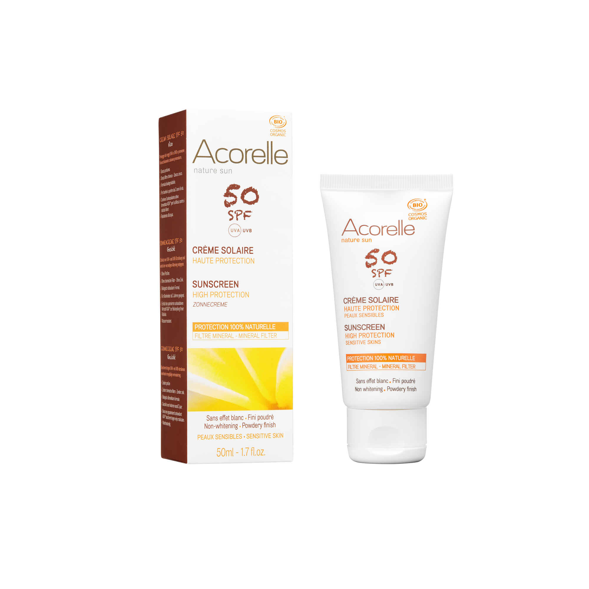 Crème Solaire Sunscreenm SPF 50 Acorelle | Wells