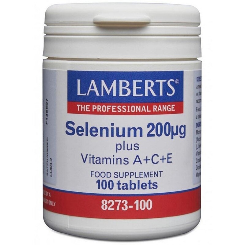 Selénio 200 MCG Vitamina A C e E Lamberts | Wells
