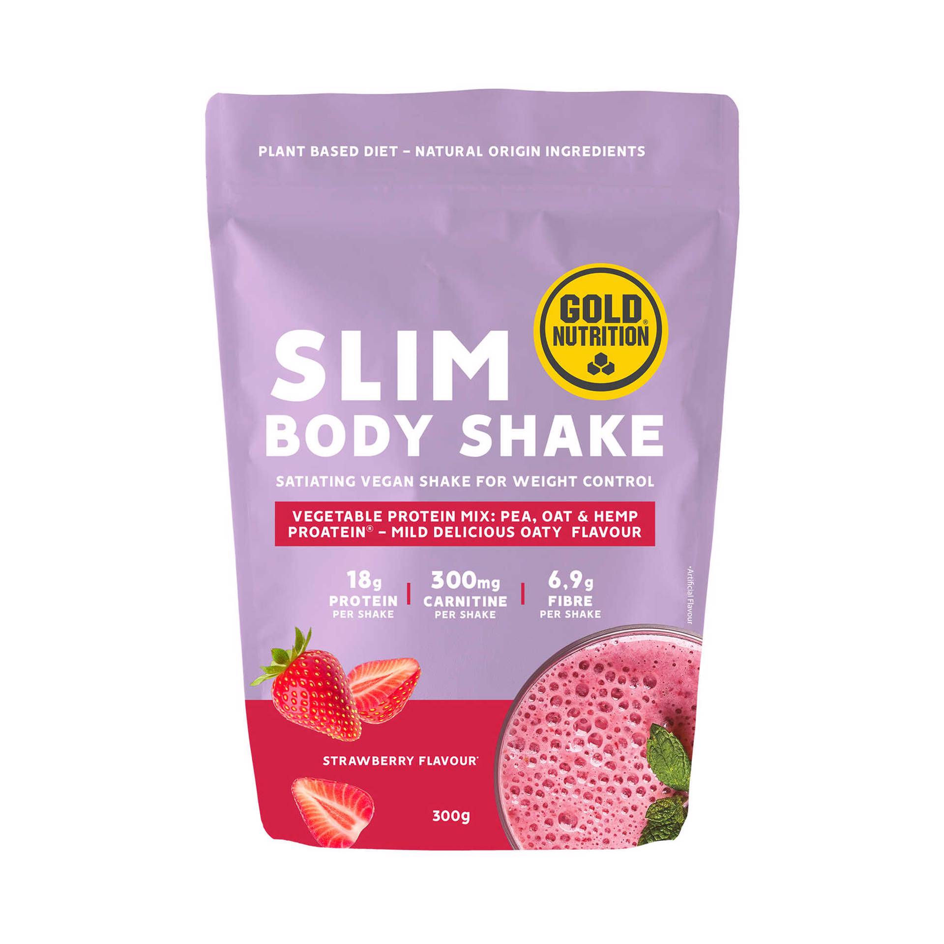 Slim Body Shake Strawberry GOLDNUTRITION | Wells