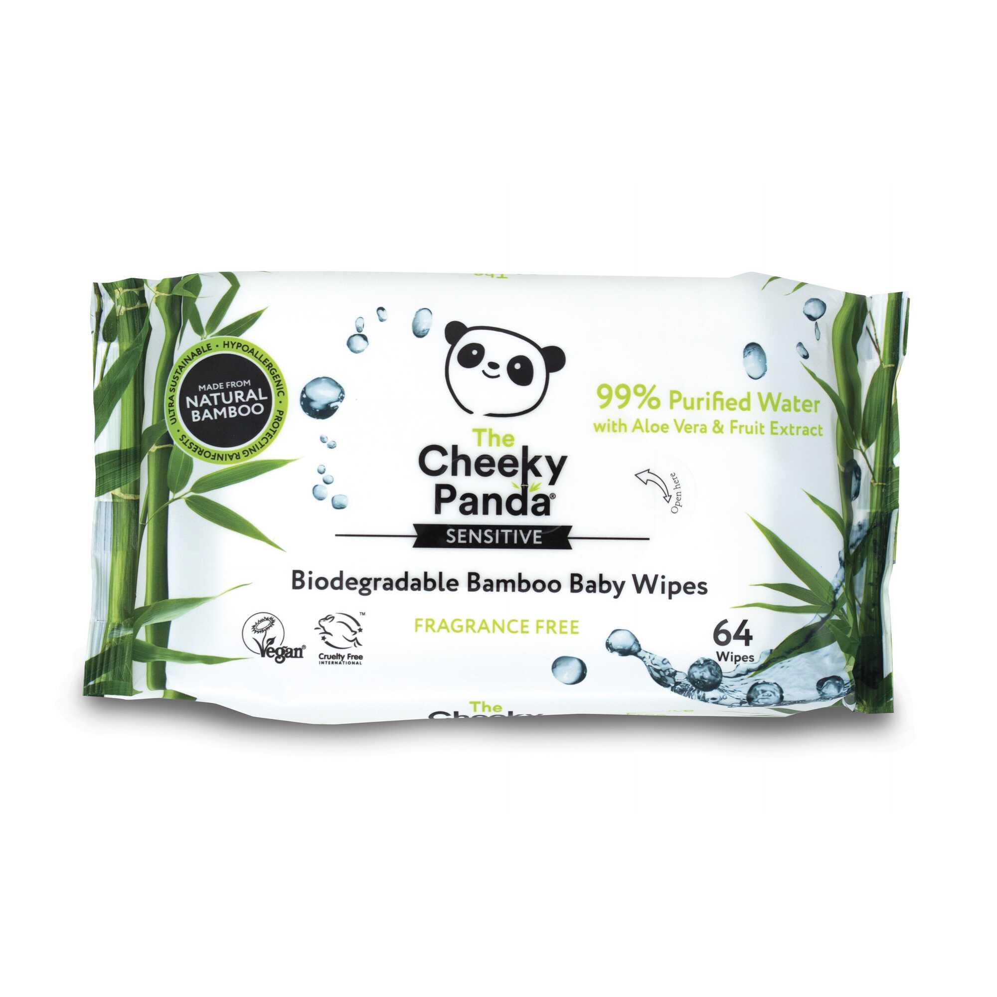 Toalhitas BIO 100% Bambu Cheeky Panda | Wells