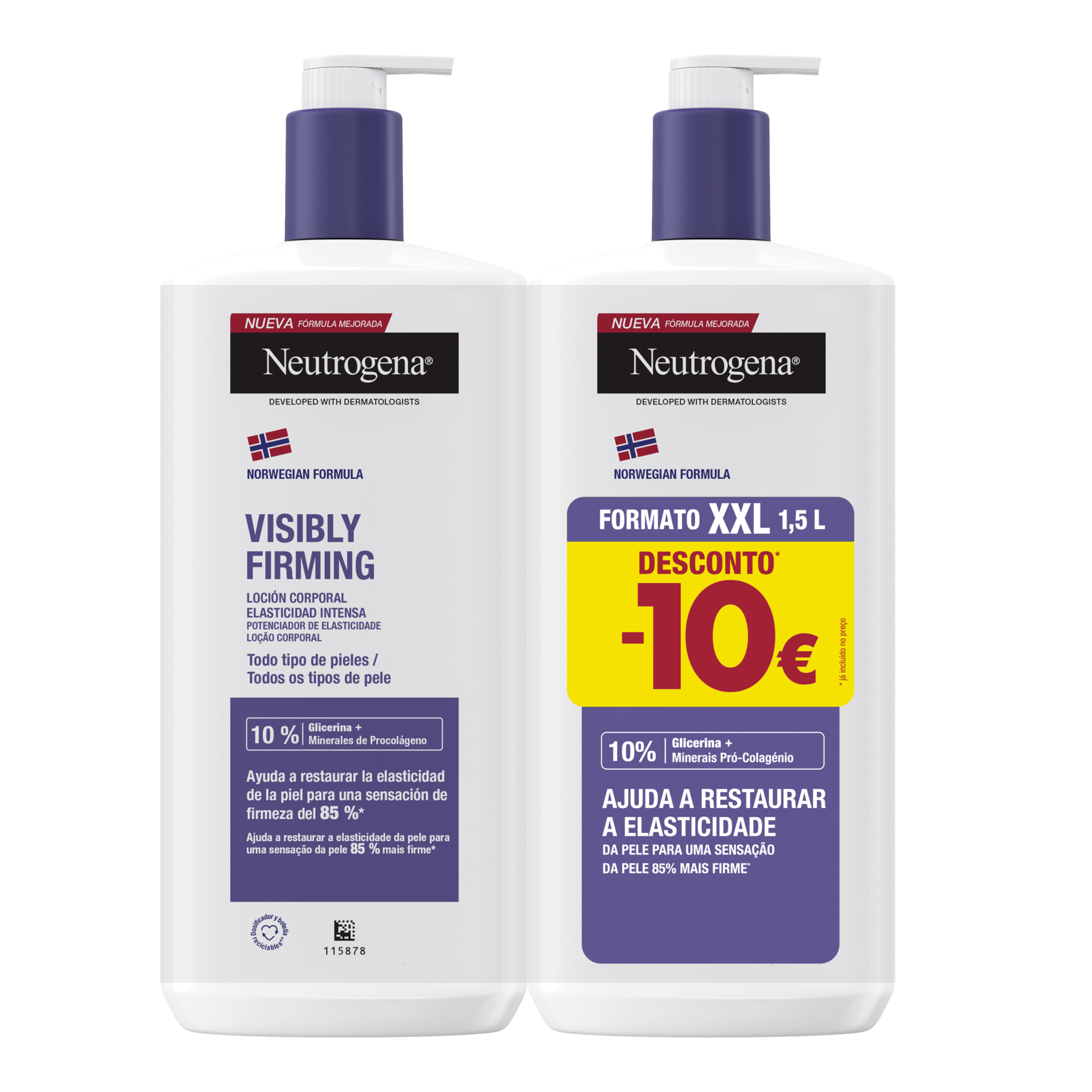 Pack Loção Corpo Visibly Firming Neutrogena | Wells