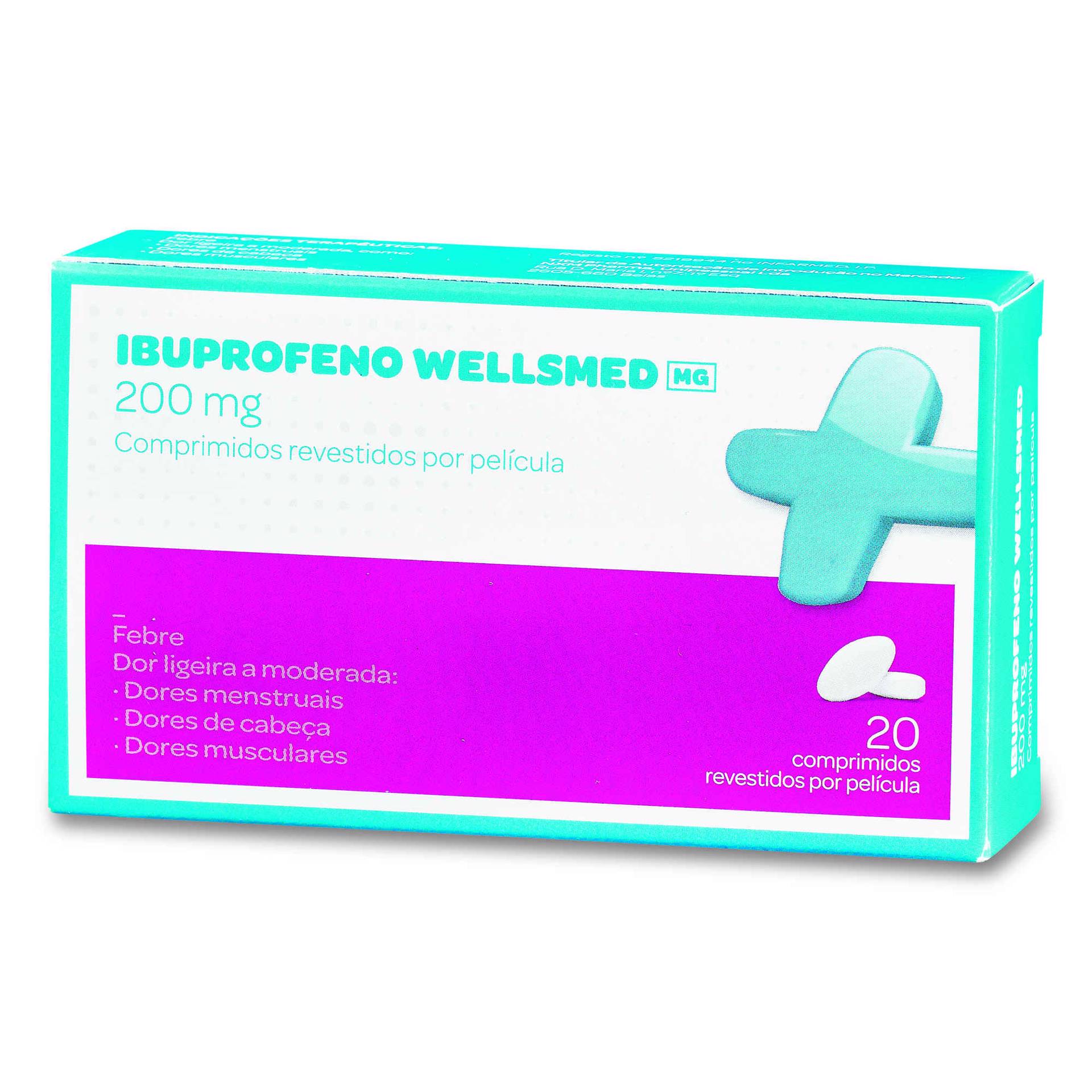 Ibuprofeno Comprimidos Dor e Febre Wells | Wells