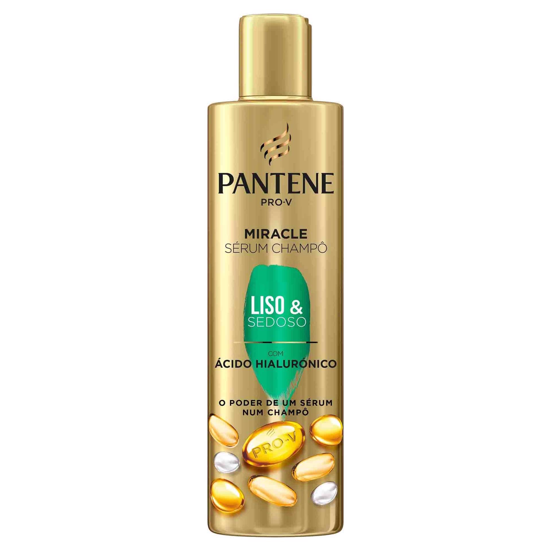 Champô Miracle Sérum Pro-V Liso e Sedoso Pantene | Wells
