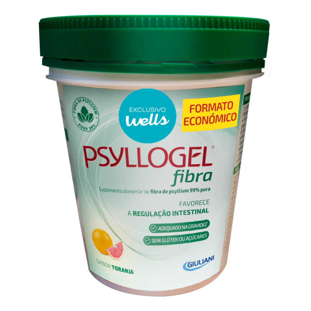 Psyllogel Fibra Toranja Frasco Psyllogel | Wells