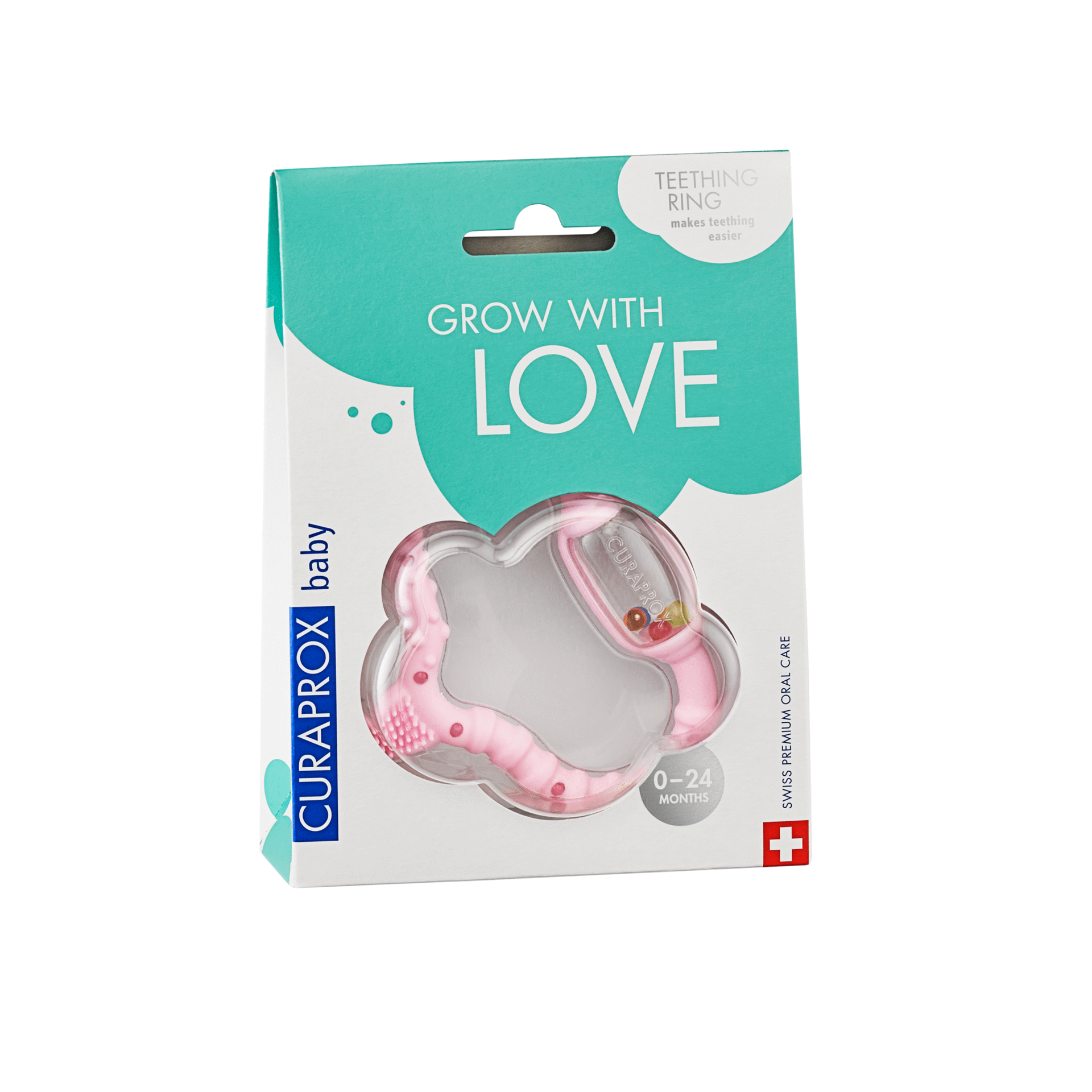 Mordedor Rosa para Bebé Curaprox | Wells